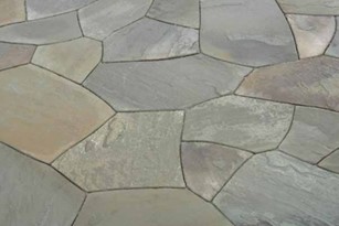 Circular Irregular Bluestone Patios - Grasshopper Gardens